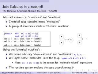 Introduction to join calculus | PDF | Programming Languages | Computing