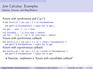 Introduction to join calculus | PDF | Programming Languages | Computing