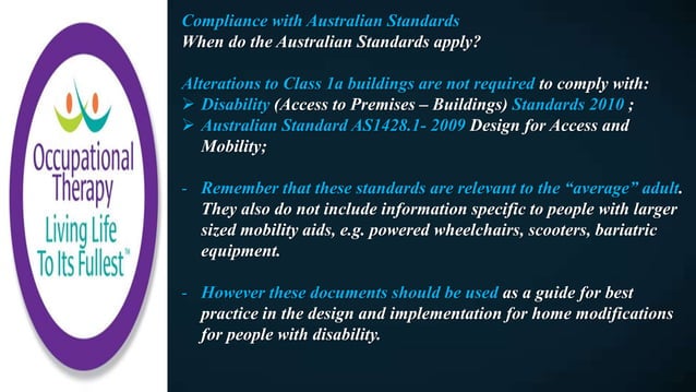 Occupational Therapy Home Modifications Guidelines | PPTX