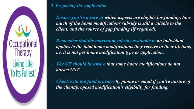 Occupational Therapy Home Modifications Guidelines | PPTX