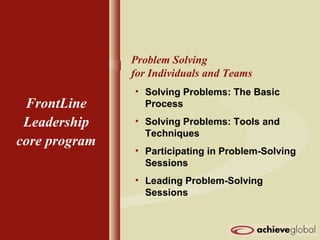 031 Front Line Leadership | PPT
