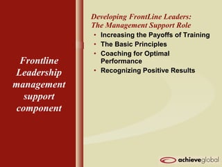 031 front line leadership | PPT