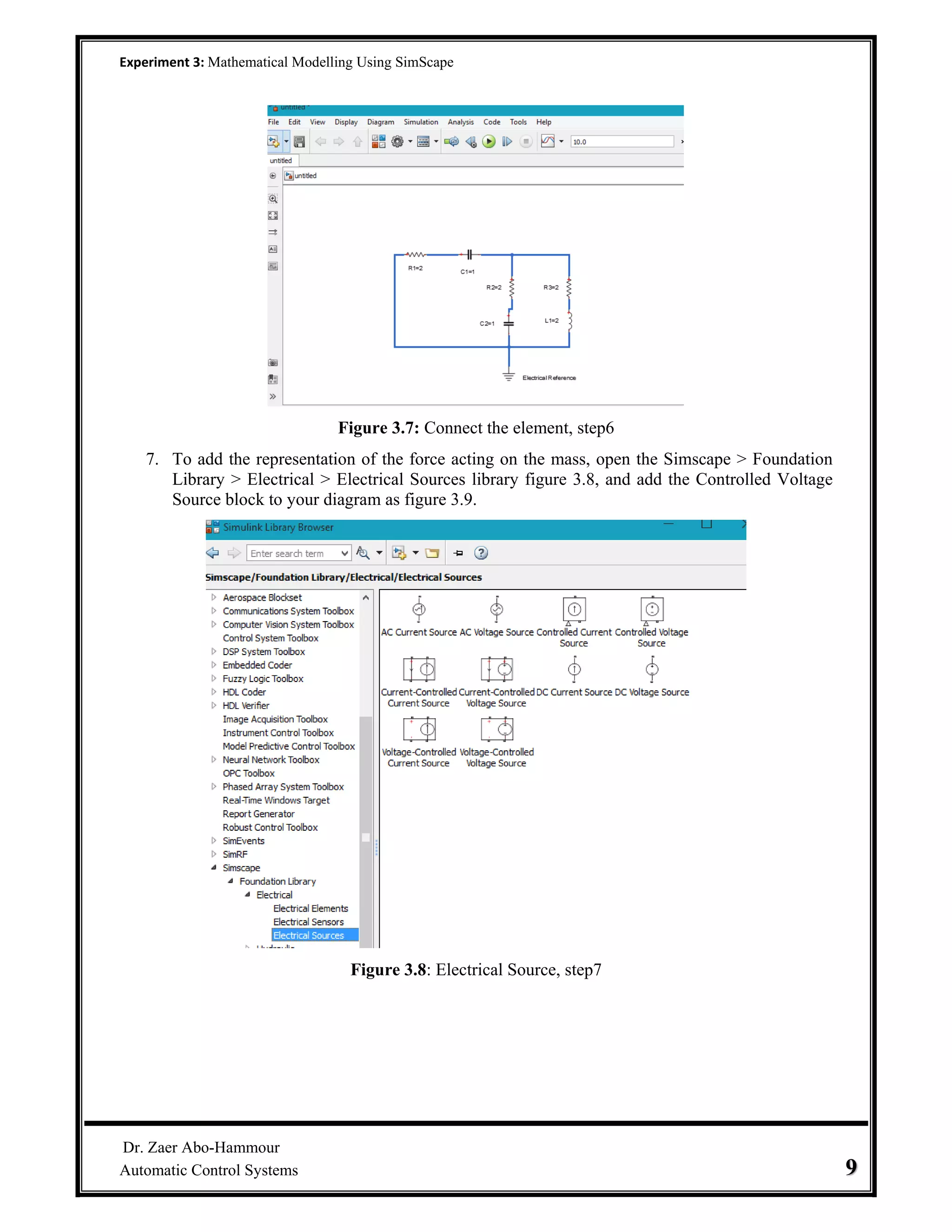 03 1 mathematical modeling using sim-scape_electrical | PDF
