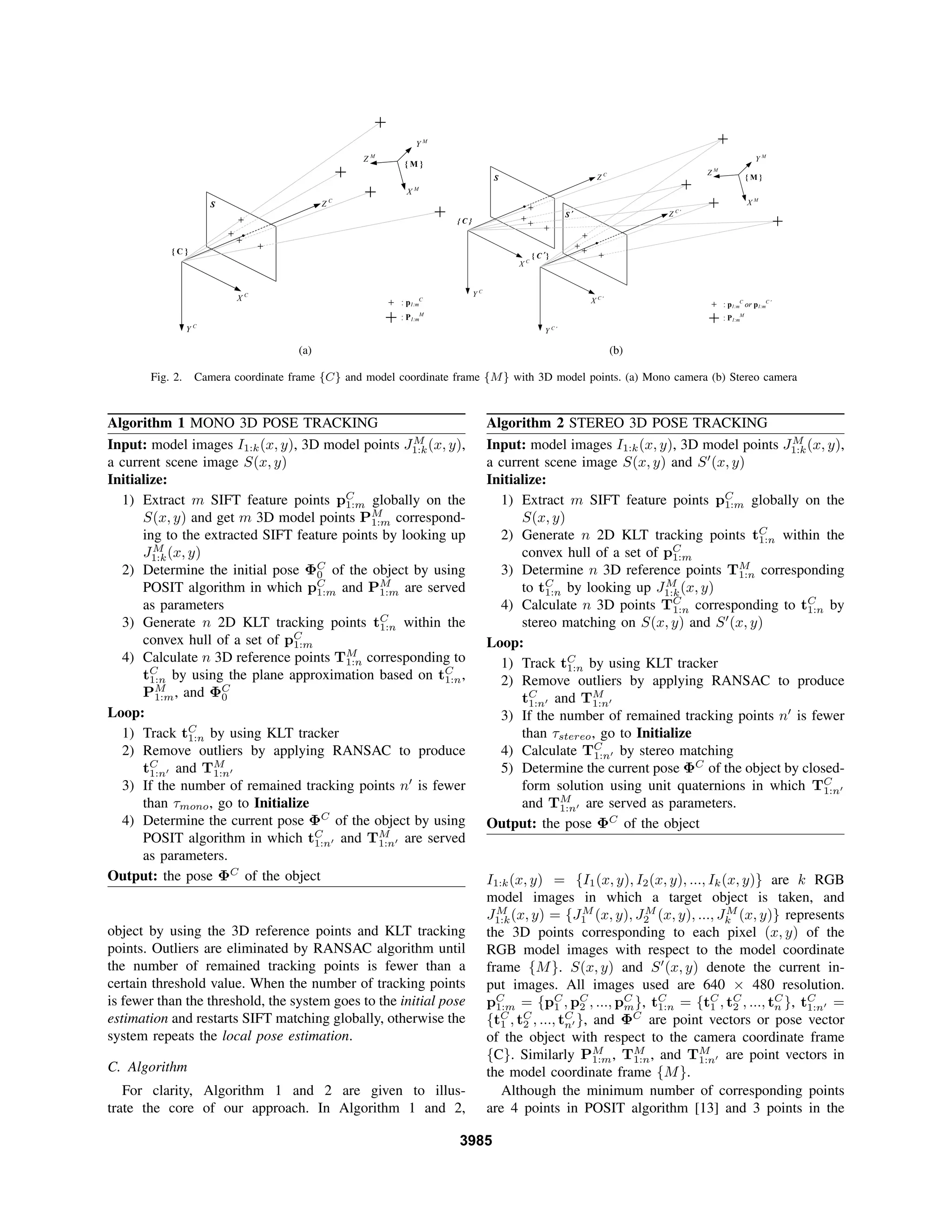 Real Time 3d Object Pose Estimation And Tracking For Natural Landmark Based Visual Servo Pdf