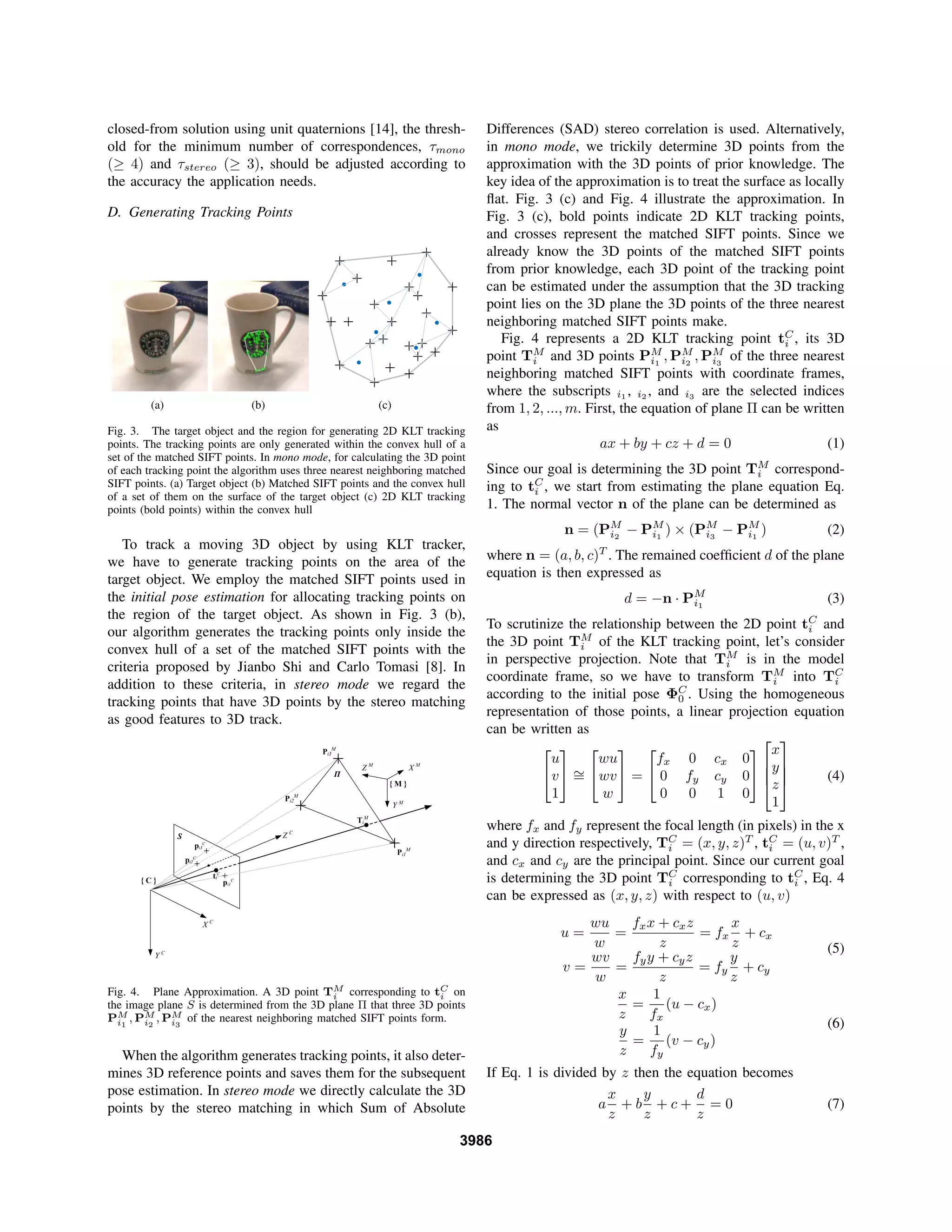 Real-time 3D Object Pose Estimation and Tracking for Natural Landmark Based Visual Servo | PDF