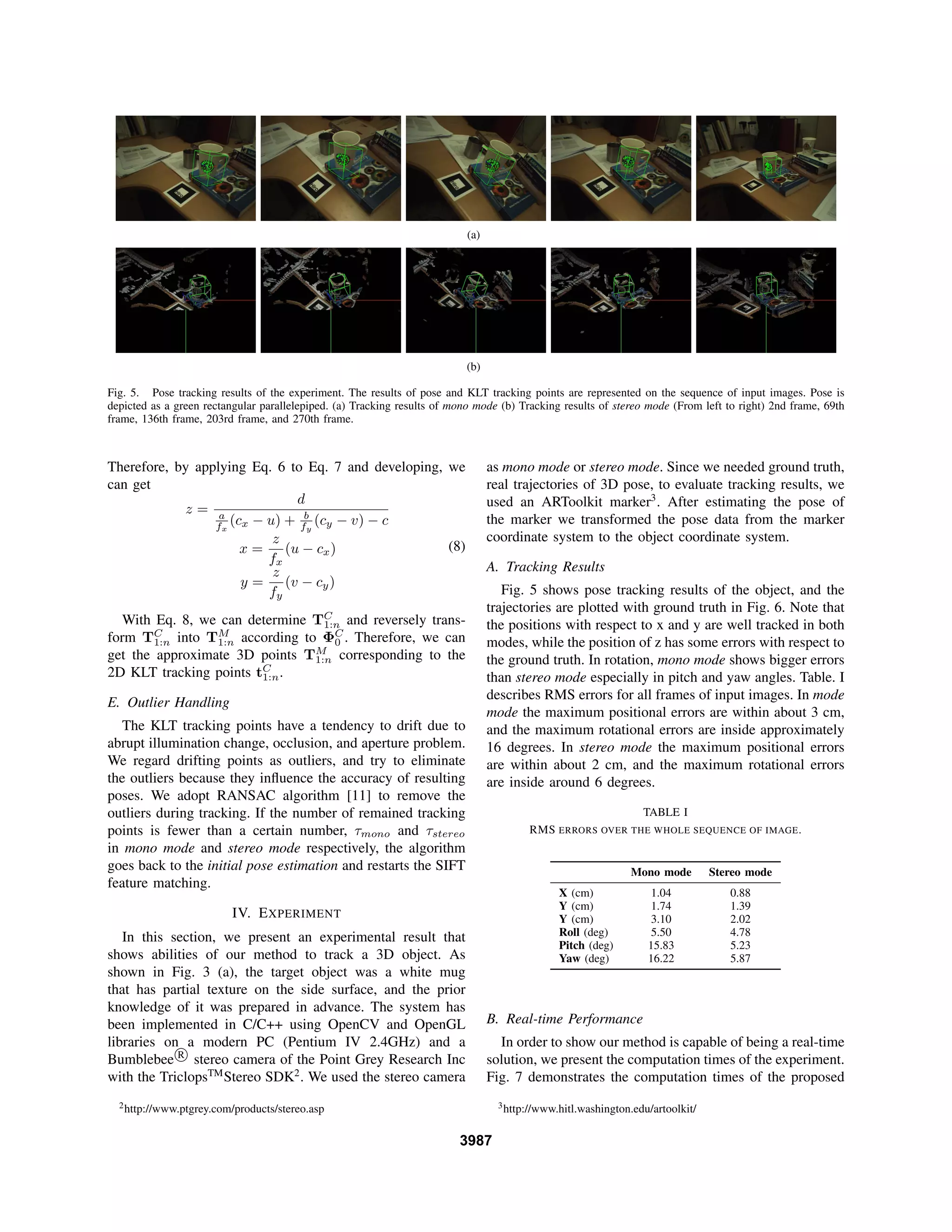 Real Time 3d Object Pose Estimation And Tracking For Natural Landmark Based Visual Servo Pdf