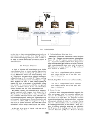 Real-time 3D Object Pose Estimation and Tracking for Natural Landmark Based Visual Servo | PDF