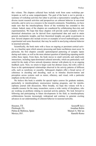 Coherent Behavior In Neuronal Networks | PDF