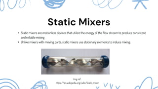 Static mixer as process intensification in photo catalysis | PPTX