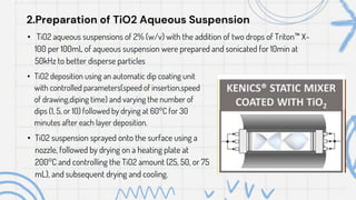 Static mixer as process intensification in photo catalysis | PPTX