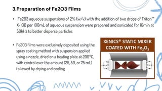 Static mixer as process intensification in photo catalysis | PPTX