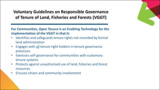 Open Tenure and STDM | PPT