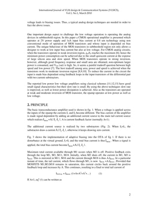 Design of A Low Power Low Voltage CMOS Opamp | PDF