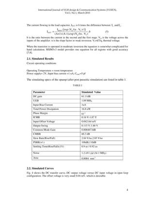 Design of A Low Power Low Voltage CMOS Opamp | PDF