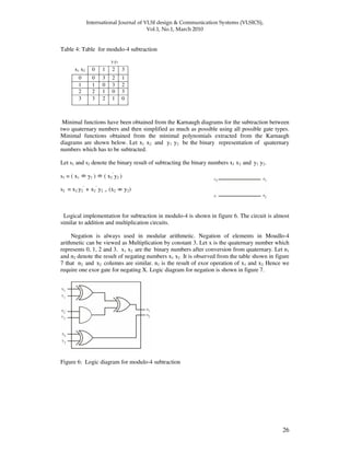 Arithmetic Operations in Multi-Valued Logic | PDF