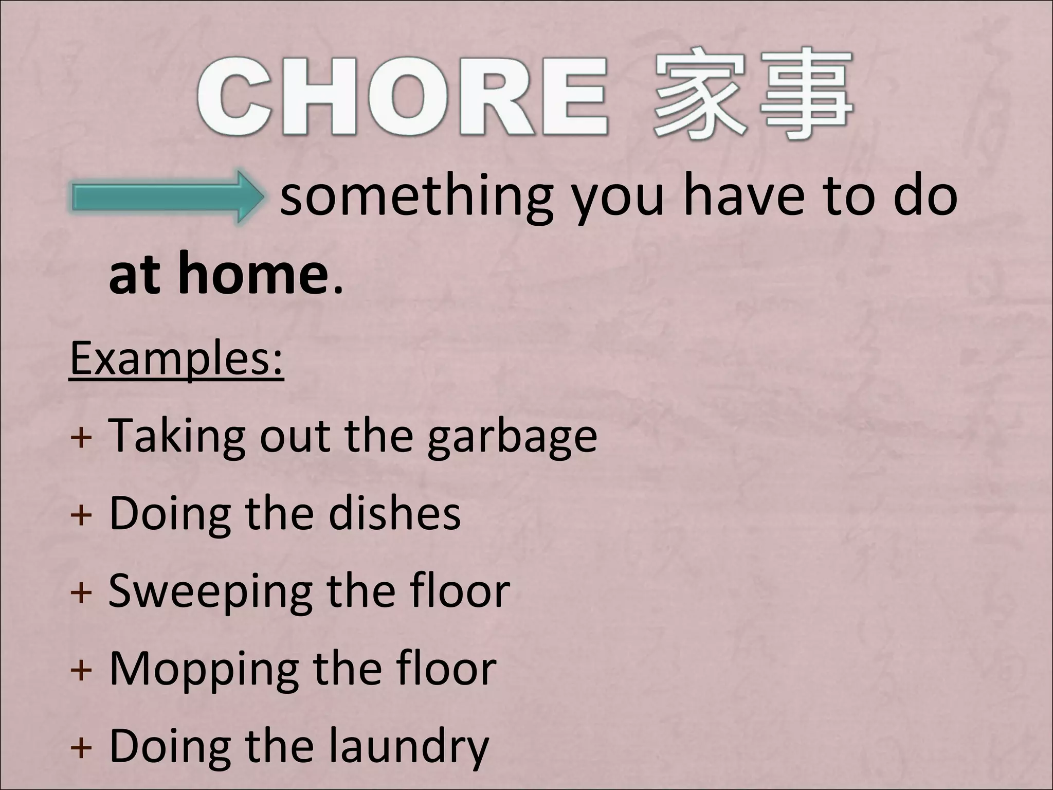 031110 chores and errands (liesl) | PPT