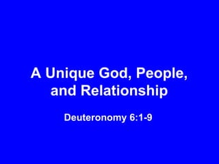 A Unique God | PPT | Christianity | Religion & Spirituality