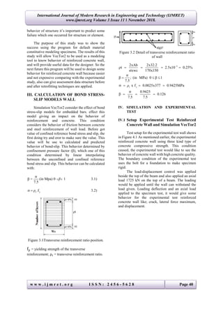 Numerical Simulations of the Bond Stress-Slip Effect of Reinforced Concrete on the Pushover ...
