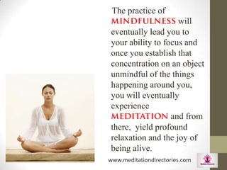 Mindfulness and Meditation are they one and the Same | PPTX ...