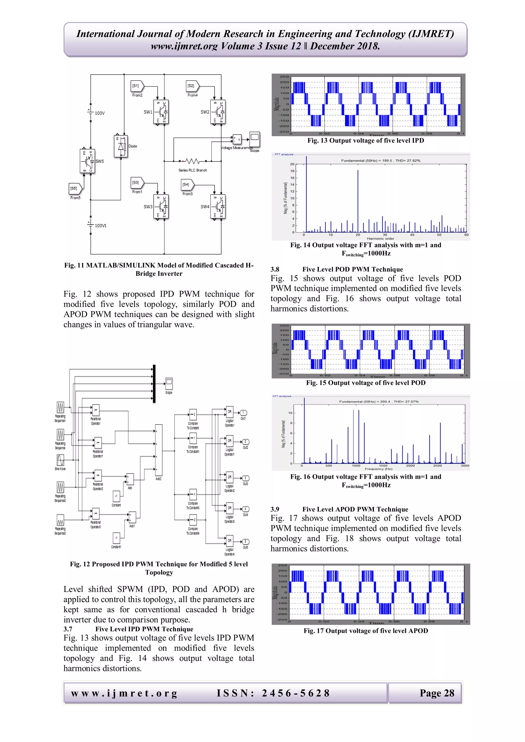 Comparative Analysis Between Five Level Conventional And Modified