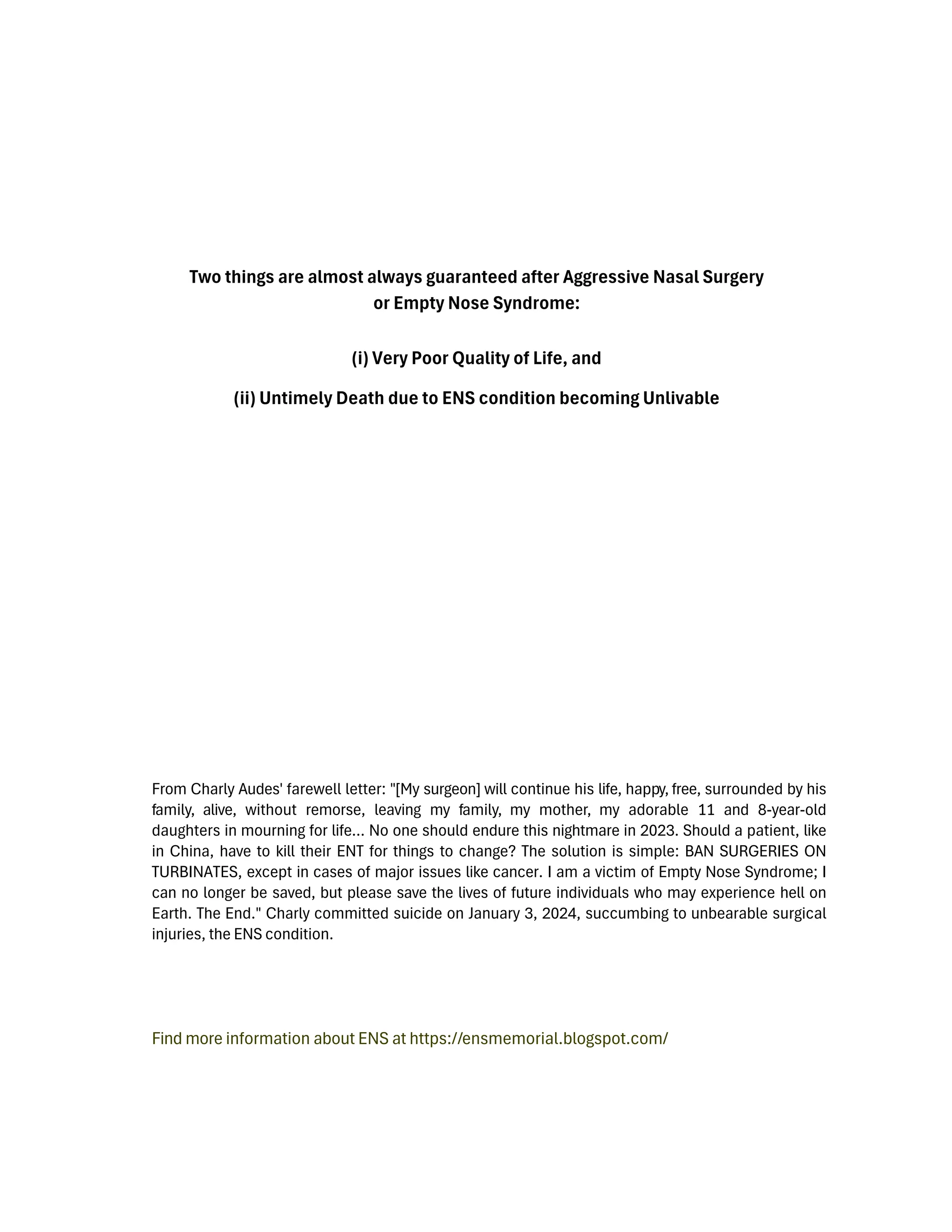 03/12/25 Empty Nose Syndrome (ENS) victims | PDF