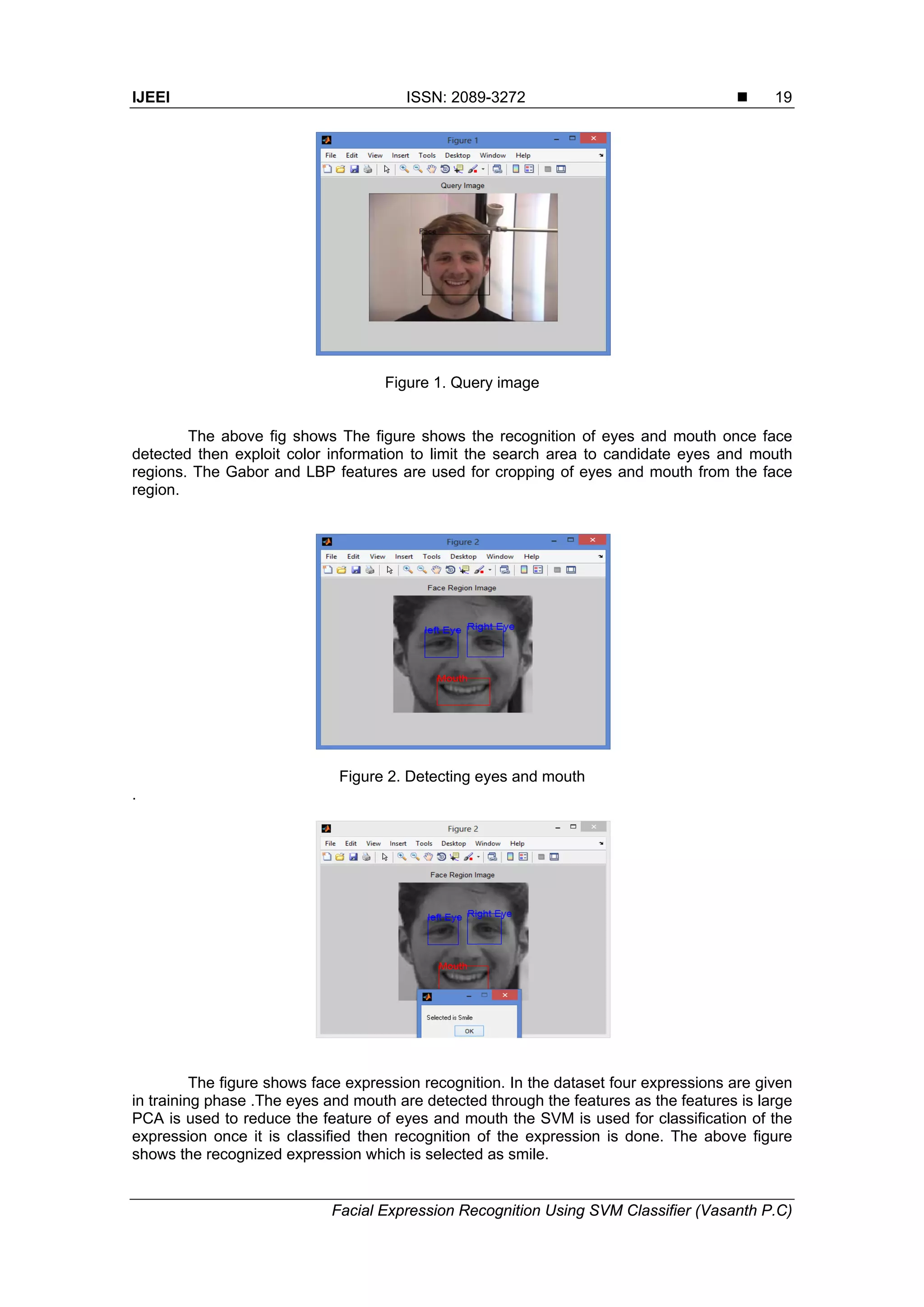 Facial Expression Recognition Using SVM Classifier | PDF
