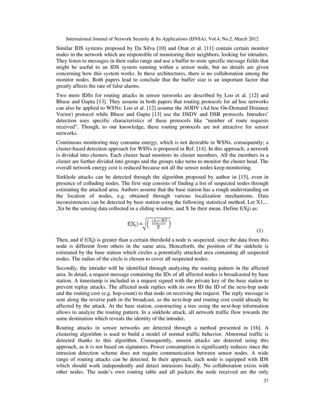 CROSS LAYER INTRUSION DETECTION SYSTEM FOR WIRELESS SENSOR NETWORK | PDF