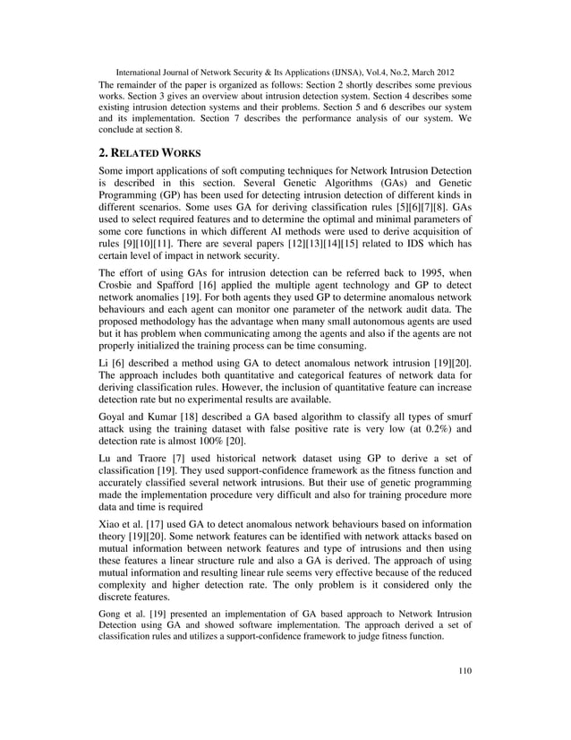 An Implementation Of Intrusion Detection System Using Genetic Algorithm