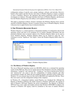 FORENSIC ANALYSIS OF WINDOWS REGISTRY AGAINST INTRUSION | PDF