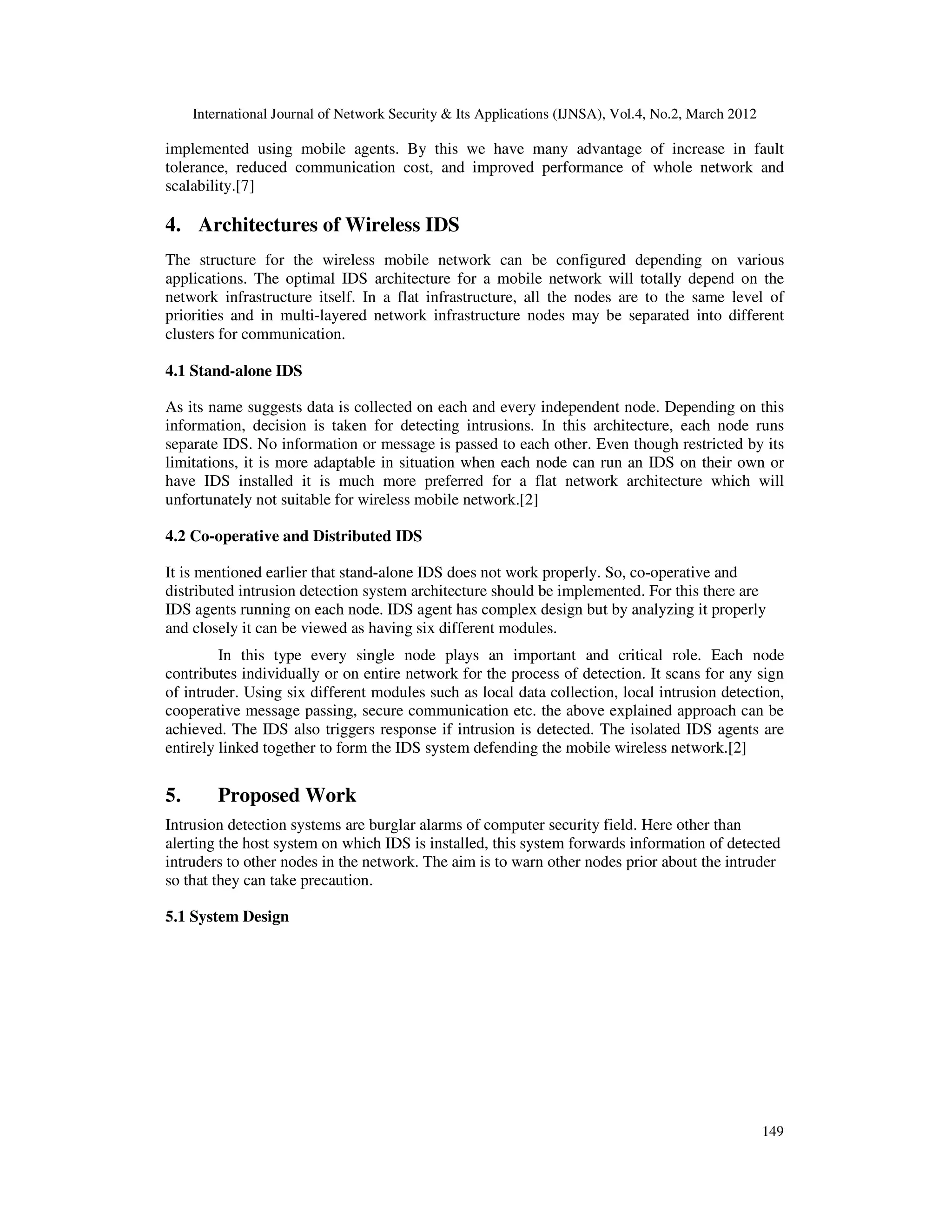 Co Operative Wireless Intrusion Detection System Using Mibs From Snmp Pdf
