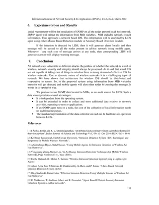 Co-operative Wireless Intrusion Detection System Using MIBs From SNMP | PDF
