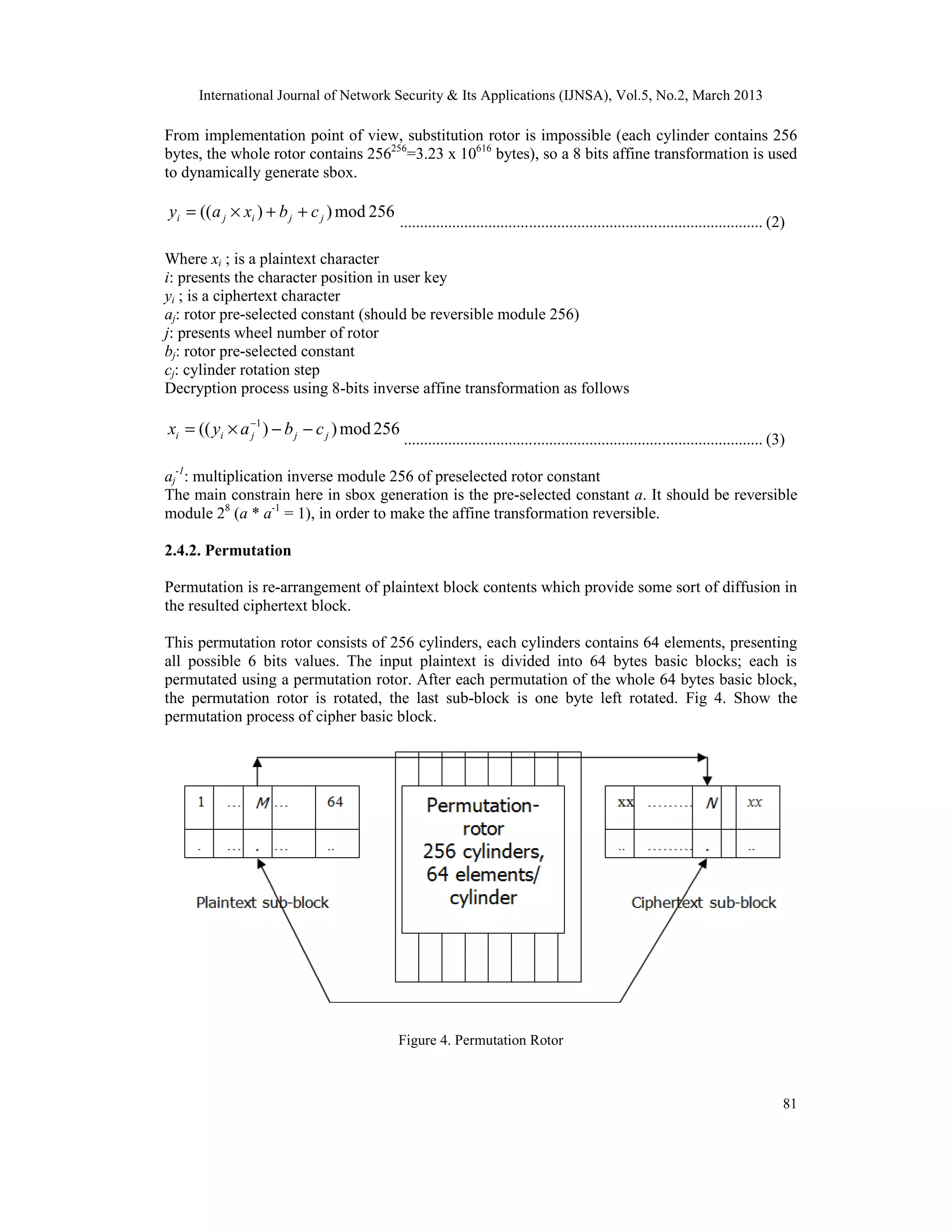 A 64 BITS ROTOR ENHANCED BLOCK CIPHER (REBC3) | PDF | Programming Languages | Computing