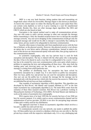 A Comparative Study between RSA and MD5 algorithms | PDF | Information and Network Security ...