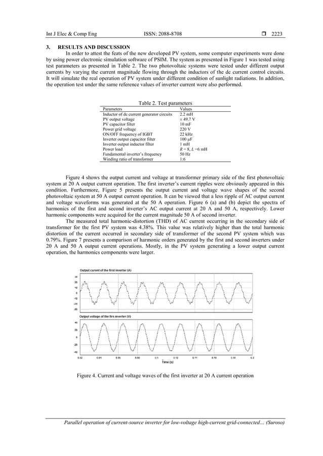Parallel Operation of Current-Source Inverter for Low-Voltage High-Current Grid-Connected ...