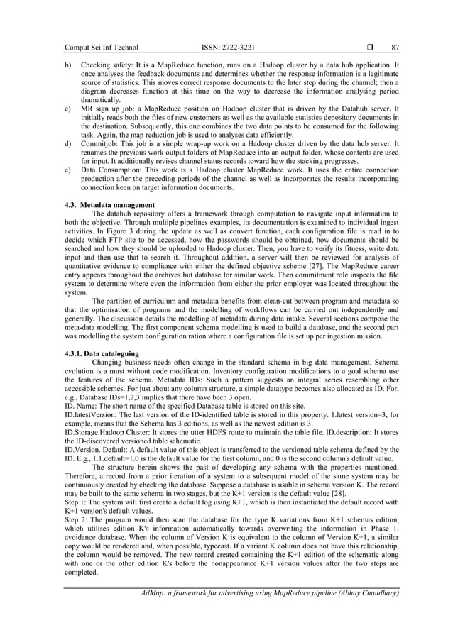 AdMap: a framework for advertising using MapReduce pipeline | PDF