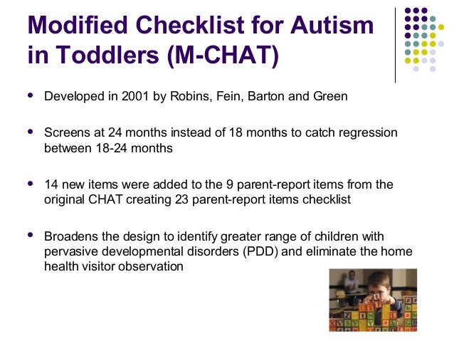Checklist for Autism in Toddlers (Chat)