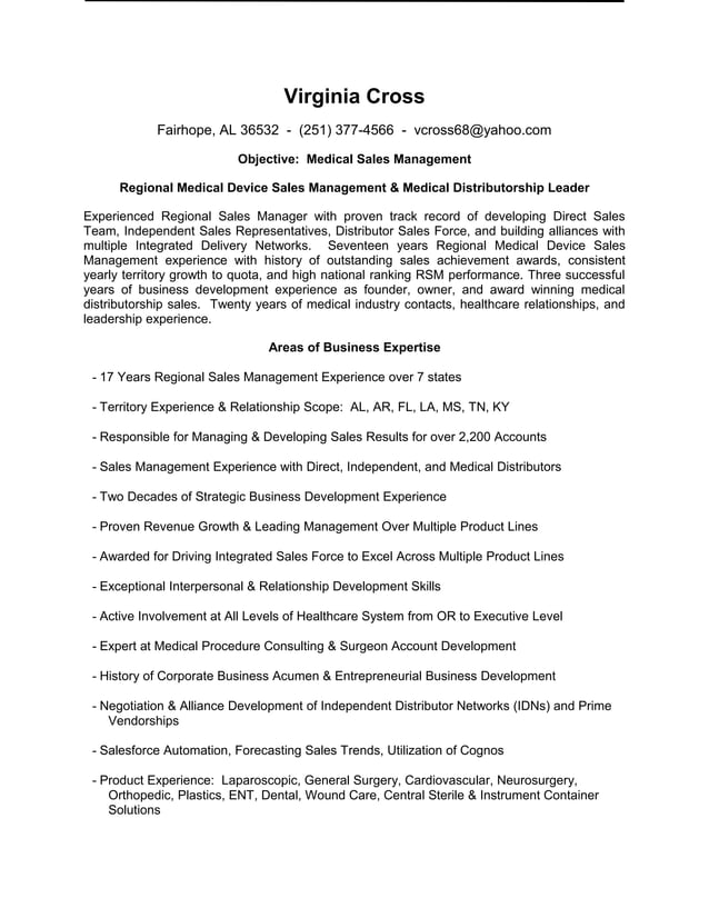 2016 - Virginia Cross Resume [704393] | PDF