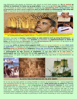 031808 obama speech (filipino) | PDF