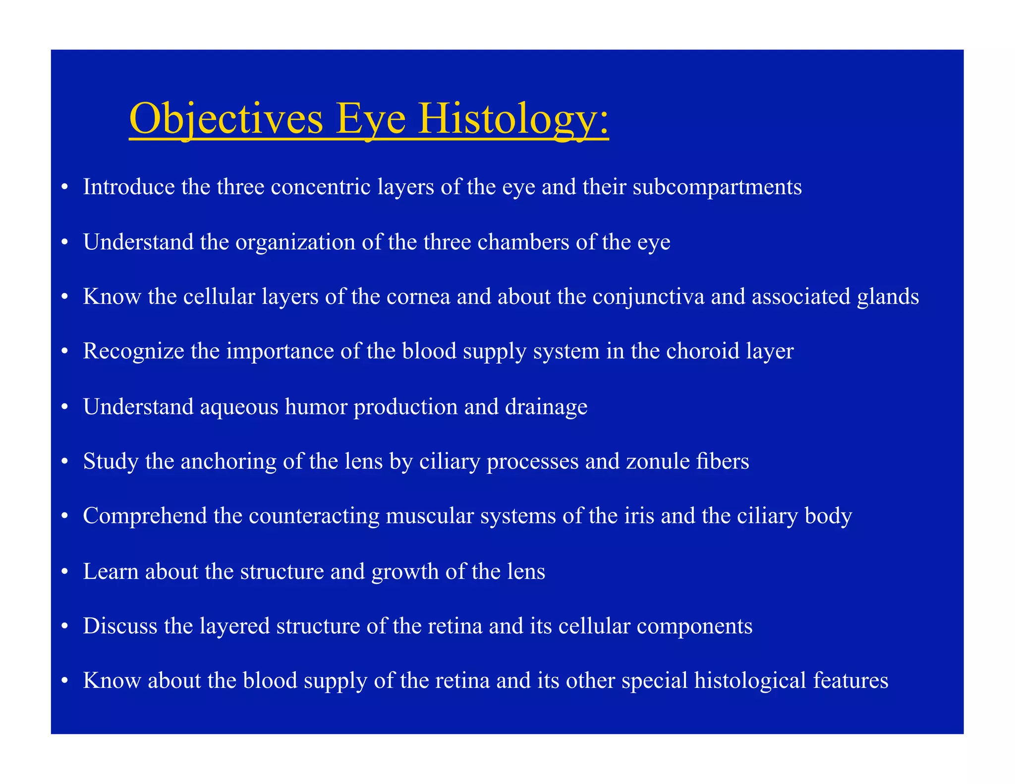 03.18.09(c): Eye Histology | PDF