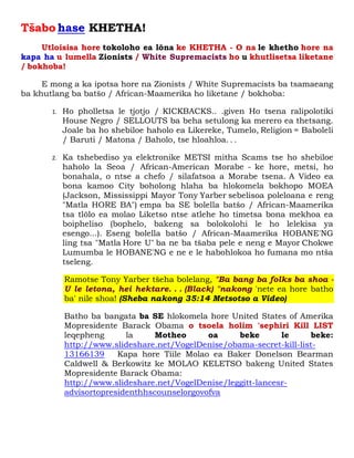 031816 - WORLD NEWS RELEASE (Sesotho) | PDF