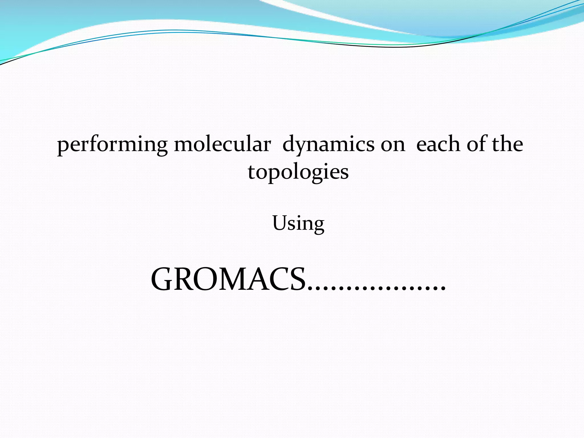 Molecular dynamics and Simulations | PDF