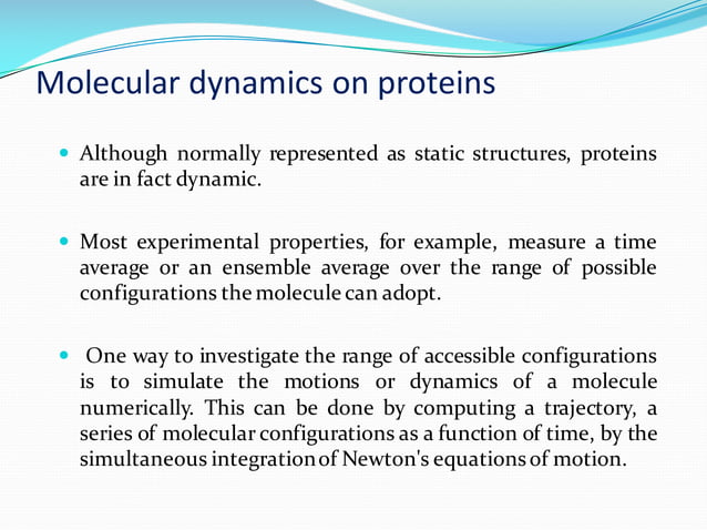 Molecular Dynamics And Simulations Pdf Programming Languages Computing