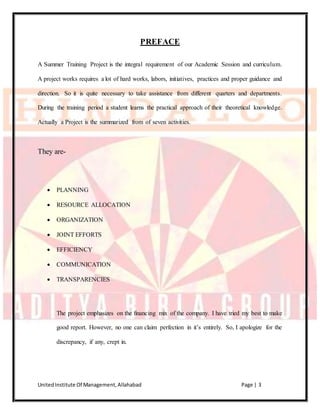 Summer Project | DOCX