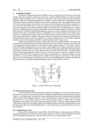 Droop Characteristics of Doubly Fed Induction Generator Energy Storage ...