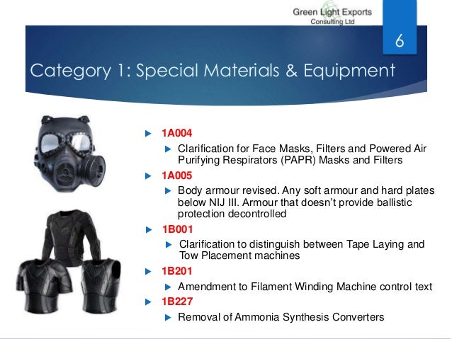 EU Dual Use List: Updated December 2014