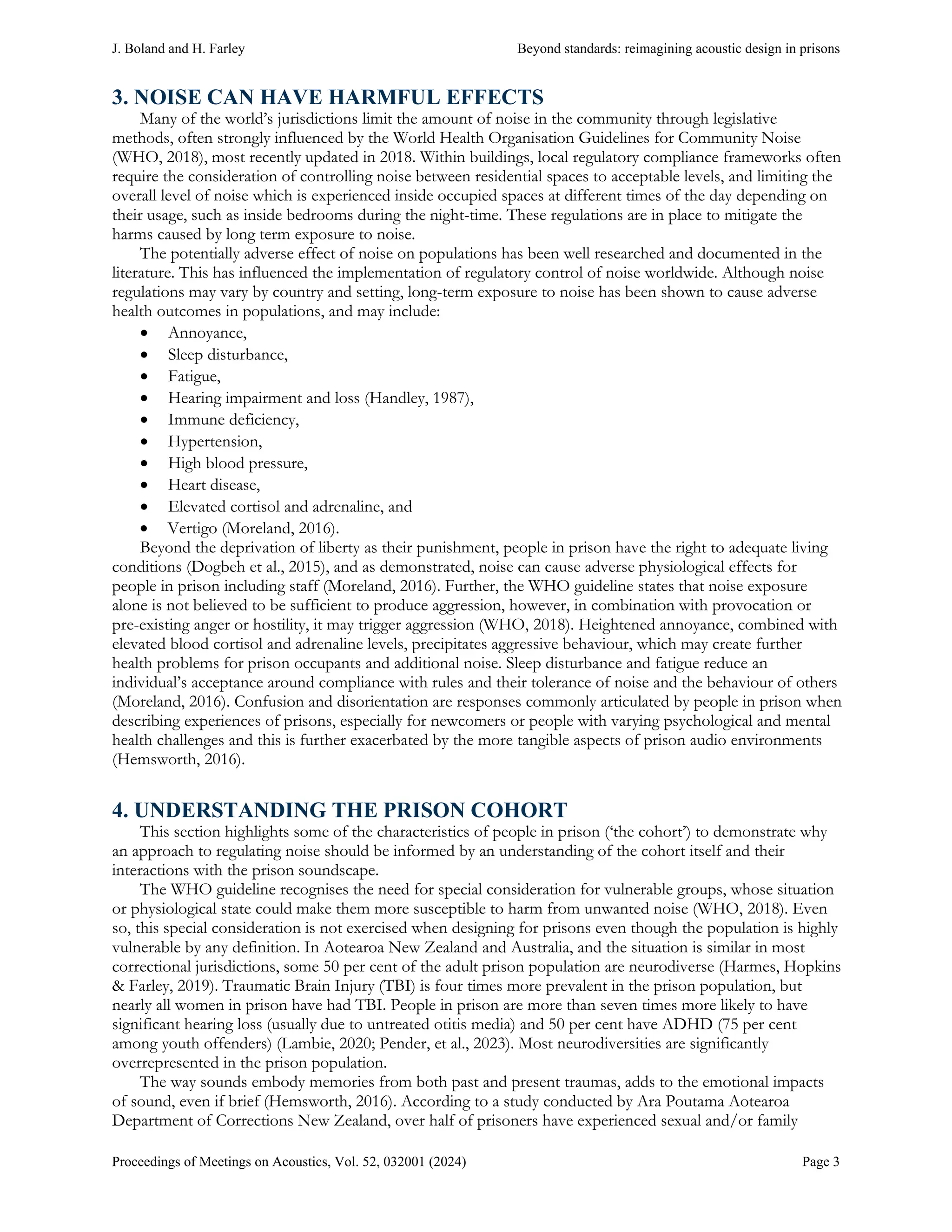 Beyond standards: reimagining acoustic design in prisons | PDF