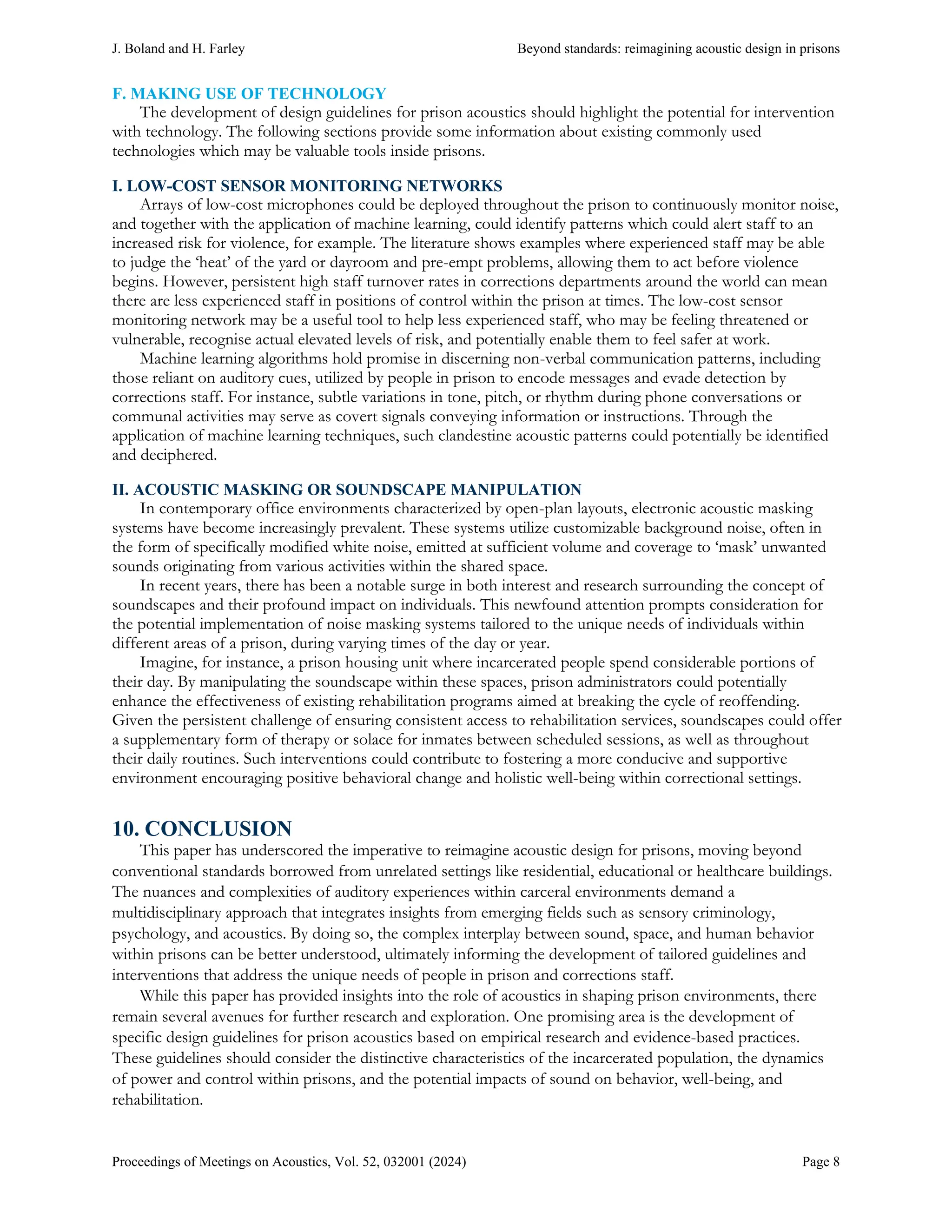 Beyond standards: reimagining acoustic design in prisons | PDF