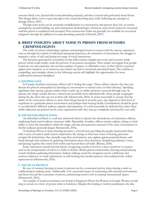 Beyond standards: reimagining acoustic design in prisons | PDF