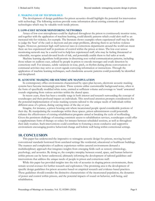 Beyond standards: reimagining acoustic design in prisons | PDF