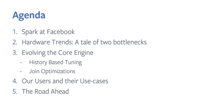 Scaling Apache Spark at Facebook | PPT